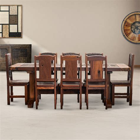 Sleeper Wood Table With Dining Chairs Ouhout