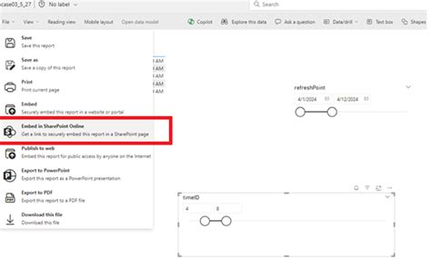solved embeded powerbi in powerpoint not updating correct