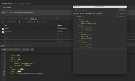 tests pm request body output all key value 🙋 help postman community