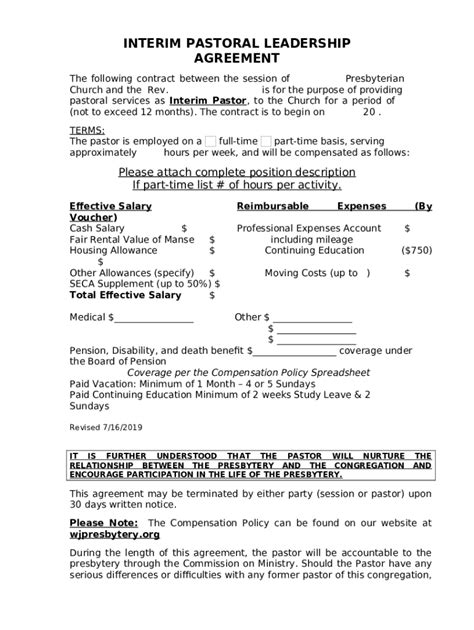 Interim Contract Sample Doc Template Pdffiller