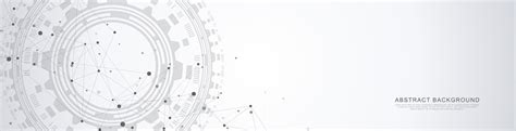 연결된 점 들과 라인의 기하학적 추상 배경와 웹사이트 헤더 또는 배너 디자인 글로벌 네트워크 연결입니다 디지털 기술은 총 배경