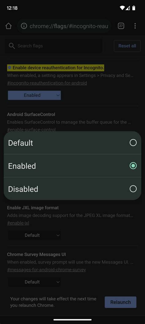How To Lock Incognito Mode In Chrome With Your Fingerprint