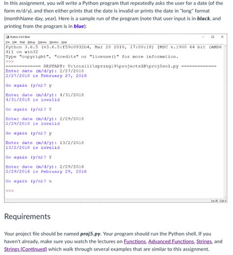 Solved In This Assignment You Will Write A Python Program