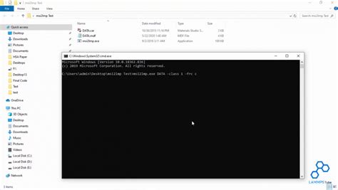 Instructional Videos LAMMPS Tube