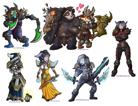 I Drew Even More Of Your Lovely Wow Chibis