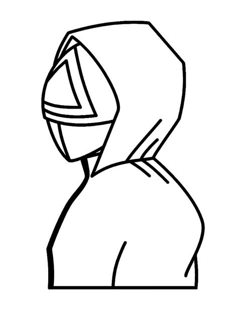 Разукрашки Человек Из Игры Кальмара 64 фото