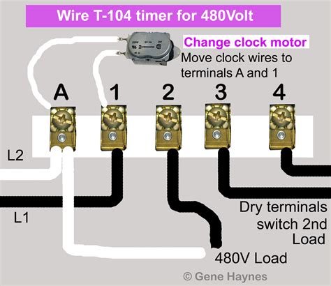 How To Wire Intermatic T104 And T103 And T101 Timers
