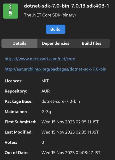 NET SDK And Cannot Coexist Bug Or Intended Applications EndeavourOS