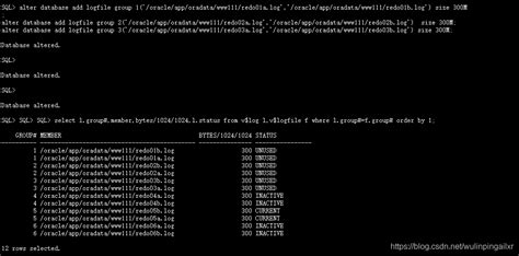 Oracle 11g Redo日志组大小调整及日志 频率检查oracle11g日志组增大 Csdn博客