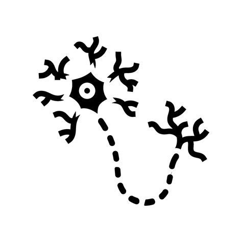 Neuron Structure Neuroscience Neurology Glyph Icon Vector Illustration 36929925 Vector Art At