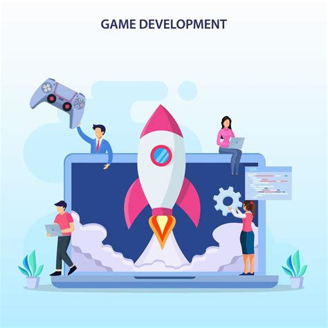 Game Development Concept Game Design Digital Technology Programming