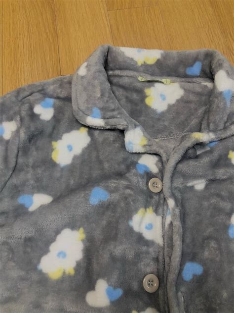 귀여운 극세사 잠옷 상하 세트 예쁜 파자마 홈웨어 수면 헬로마켓