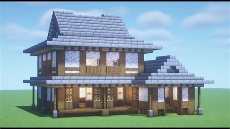 【マインクラフト】和風の家の作り方外装のみ【minecraft】how To Build A Japanese House【マイクラ建築