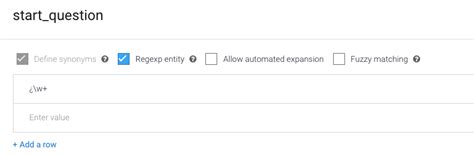 Regex Match Special Character In Dialogflow Stack Overflow