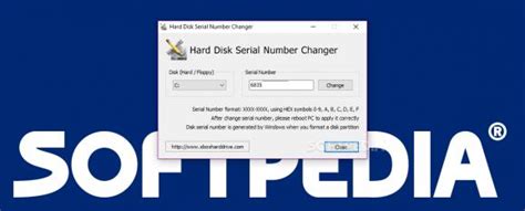 Hard Disk Serial Number Changer Download Softpedia