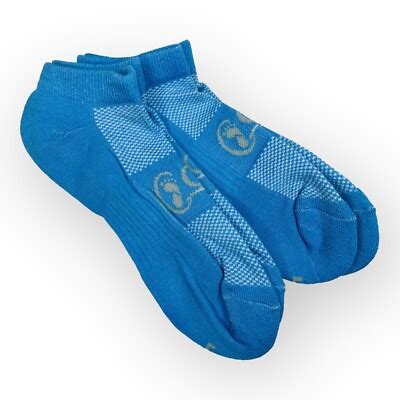 Csi Catawba Socks Industry Socks Blue Gray No Show Size Large 2 Pair Ebay