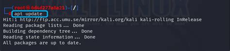 How To Use Kali Linux Docker Images Installing And Running Kali Linux