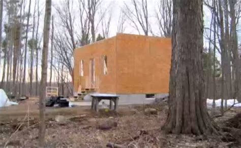 Husband Helps Build Tiny Writing Cottage For Wife