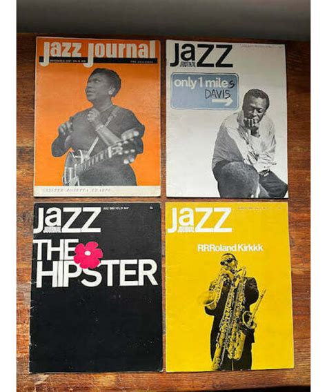 Vintage Jazz Journal Magazine Cover Artwork 1969 Hunt Vintage