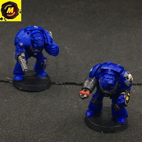 Rogue Trader Terminators W Flamer And Assault Cannon X Mindtaker Miniatures