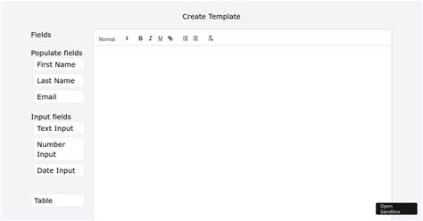 React Quill With Table Examples Codesandbox