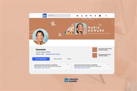 LinkedIn Banner Canva Template MasterBundles