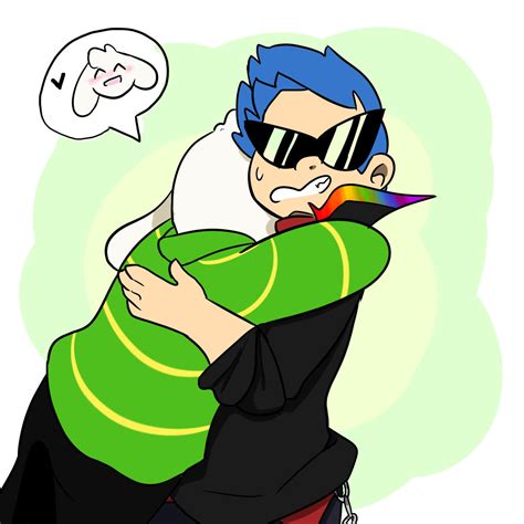 Toppy Hugging Asriel Request By 7hatboiblaster On Deviantart