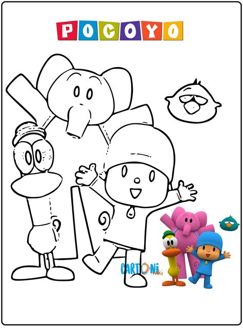 Disegni Da Colorare Di Pocoyo Ed Elly Con Pato Disegni Da Colorare Di My Xxx Hot Girl