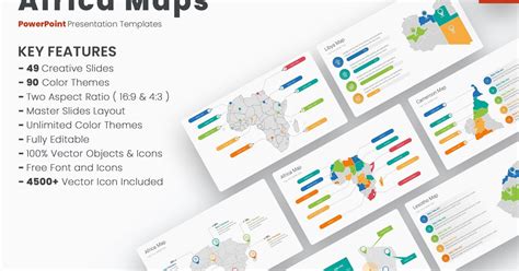 africa maps powerpoint templates incl conference and seminar envato