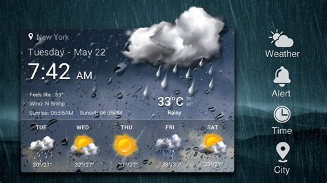 desktop weather clock widget apk for android download