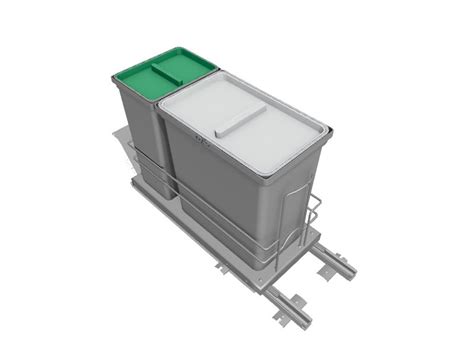 Rev A Shelf 8 Quart Soft Close 2 Pull Out Trash Can In The Pull Out Trash Cans Department At