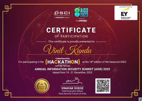 Vinit Kundu On Linkedin Cybersecurity Hackathon Ctf Networking