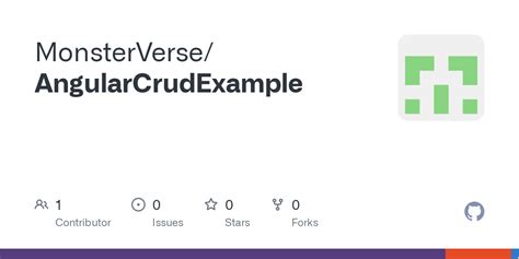 Github Monsterverse Angularcrudexample