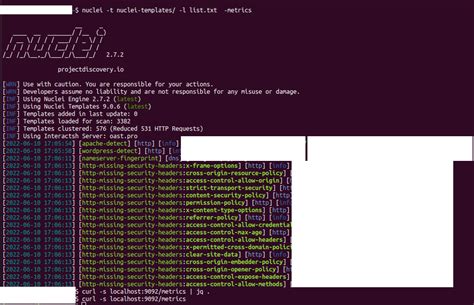 Scan Metrics Not Working · Issue 2144 · Projectdiscovery Nuclei · Github