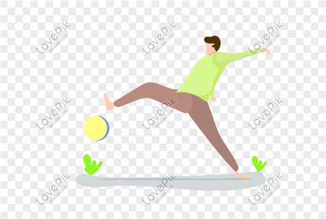 축구를하는 남자 Png 일러스트 무료 다운로드 Lovepik