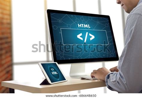 Php Html Developer Web Code Design Stock Photo Edit Now