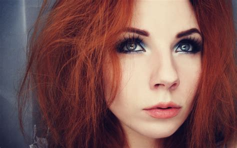 Portrait Look Redhead Girl Wallpaper 1920x1200 20569