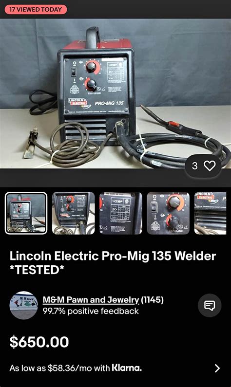 Lincoln Electric Pro Mig 135 Welder Welding And Soldering Tools