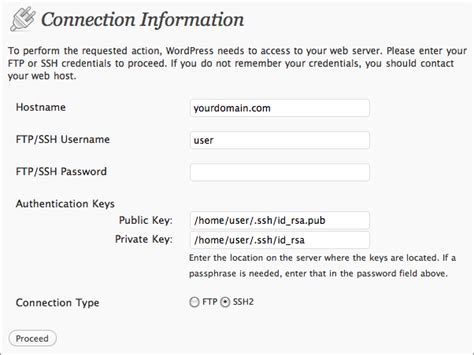 Secure File Transfers In Wordpress With Sftpssh Installing Ssh2 For