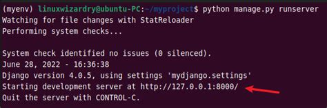 How To Install And Set Up A Django Web Framework On Ubuntu 2204 Lts Linuxwizardry