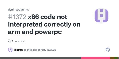 X86 Code Not Interpreted Correctly On Arm And Powerpc · Issue 1372
