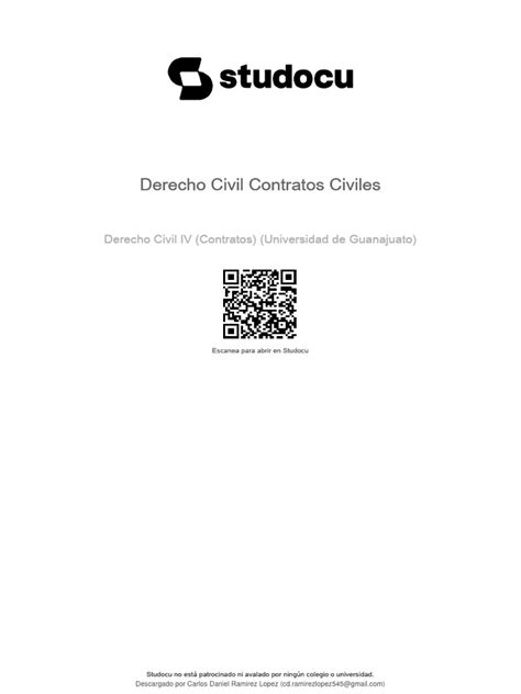Derecho Civil Contratos Civiles Pdf Donación Intención Derecho