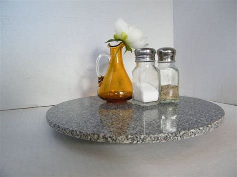 Lazy Susan Granite Lazy Susan Granite Turntable Table Etsy