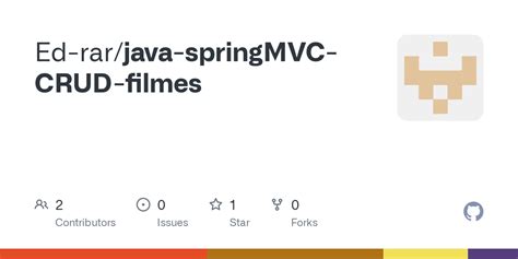 Github Ed Rarjava Springmvc Crud Filmes