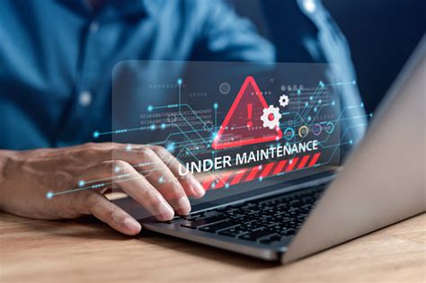 Programmer Update Software System With Under Maintenance System Upgrade Version System Business