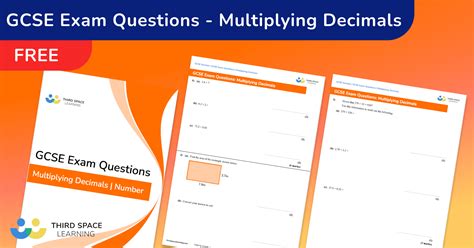 Multiplying Decimals Exam Questions Gcse Maths [free]