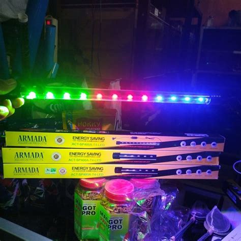 Jual Lampu Aquarium Rgb Untuk Penerangan Ikan Hias Aquascape Akuarium Shopee Indonesia