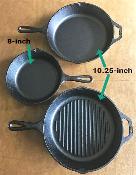 What Is The Size Of A Large Skillet At Jaclyn Glenn Blog