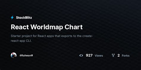 react worldmap chart stackblitz