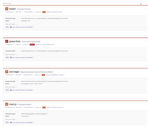Update Vulnerable Packages To The Latest Version · Issue 14811